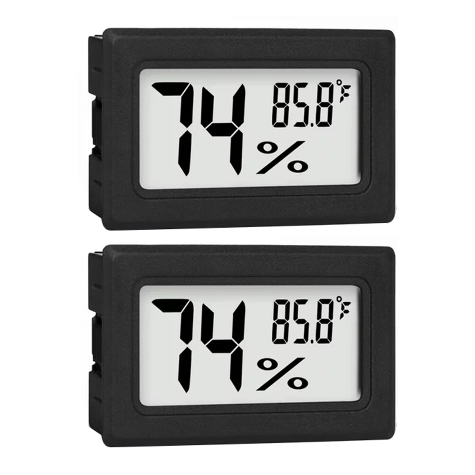Ongmies Hygrometer Clearance 2 Pack Mini Digital Hygrometer Indoor ...