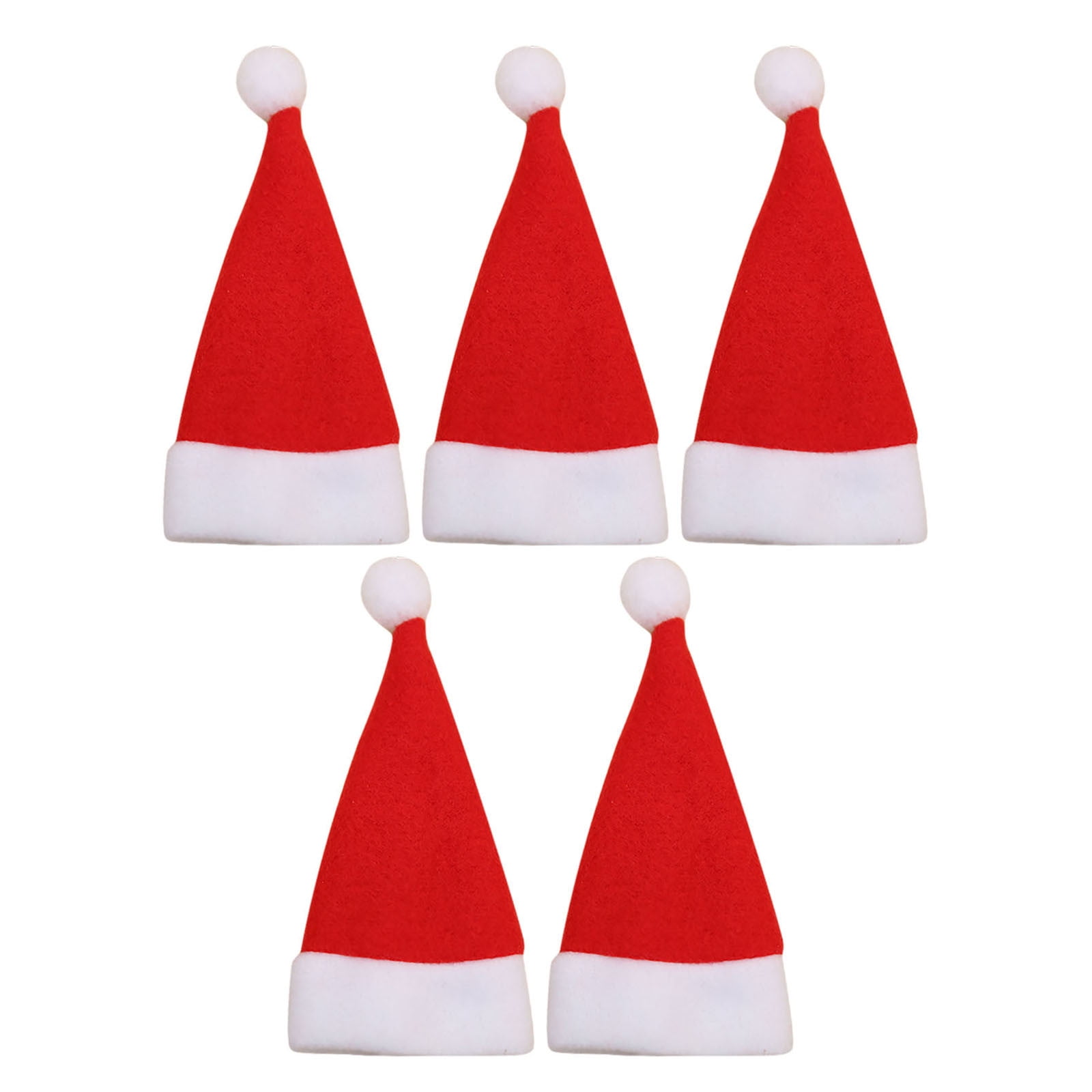 Ongmies Mini Felt Santa Hats, Christmas Cutlery Set - Mini Christmas ...