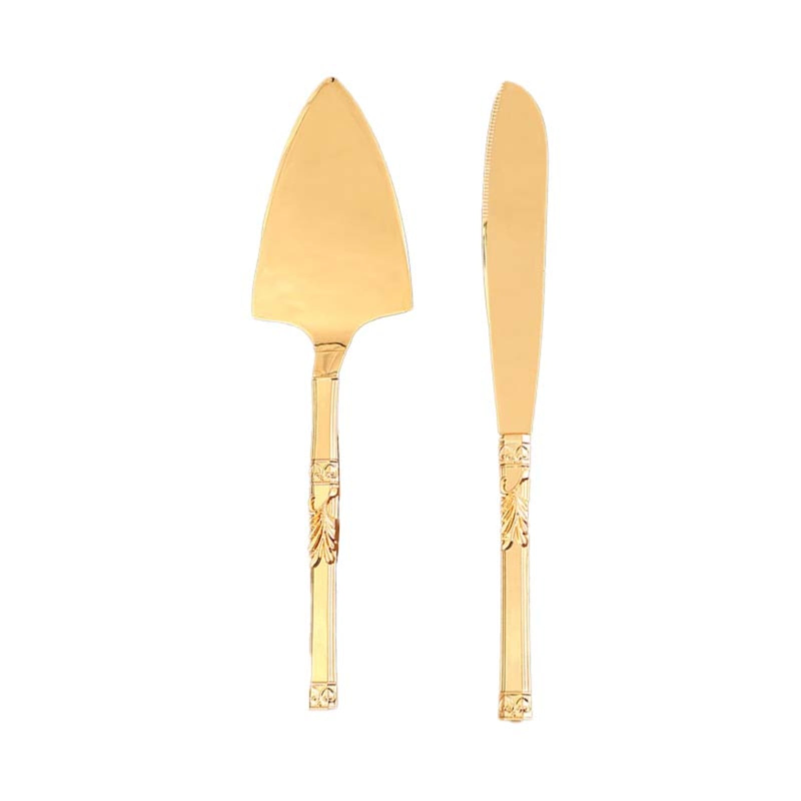 Ongmies Personalized Gold Cake Cutting Set – Custom Engraved Cake ...