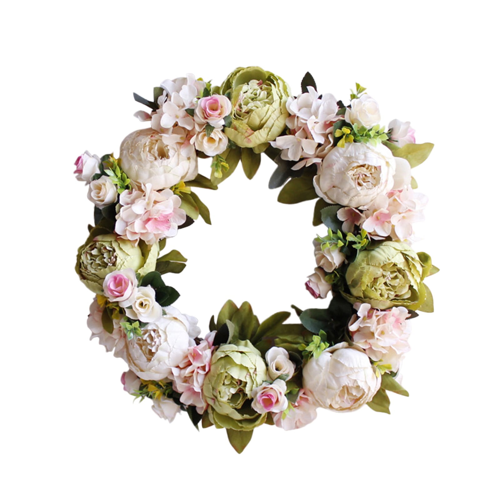 Ongmies Room Decor Clearance Flowers Plastic Wreath Artificial Spring ...