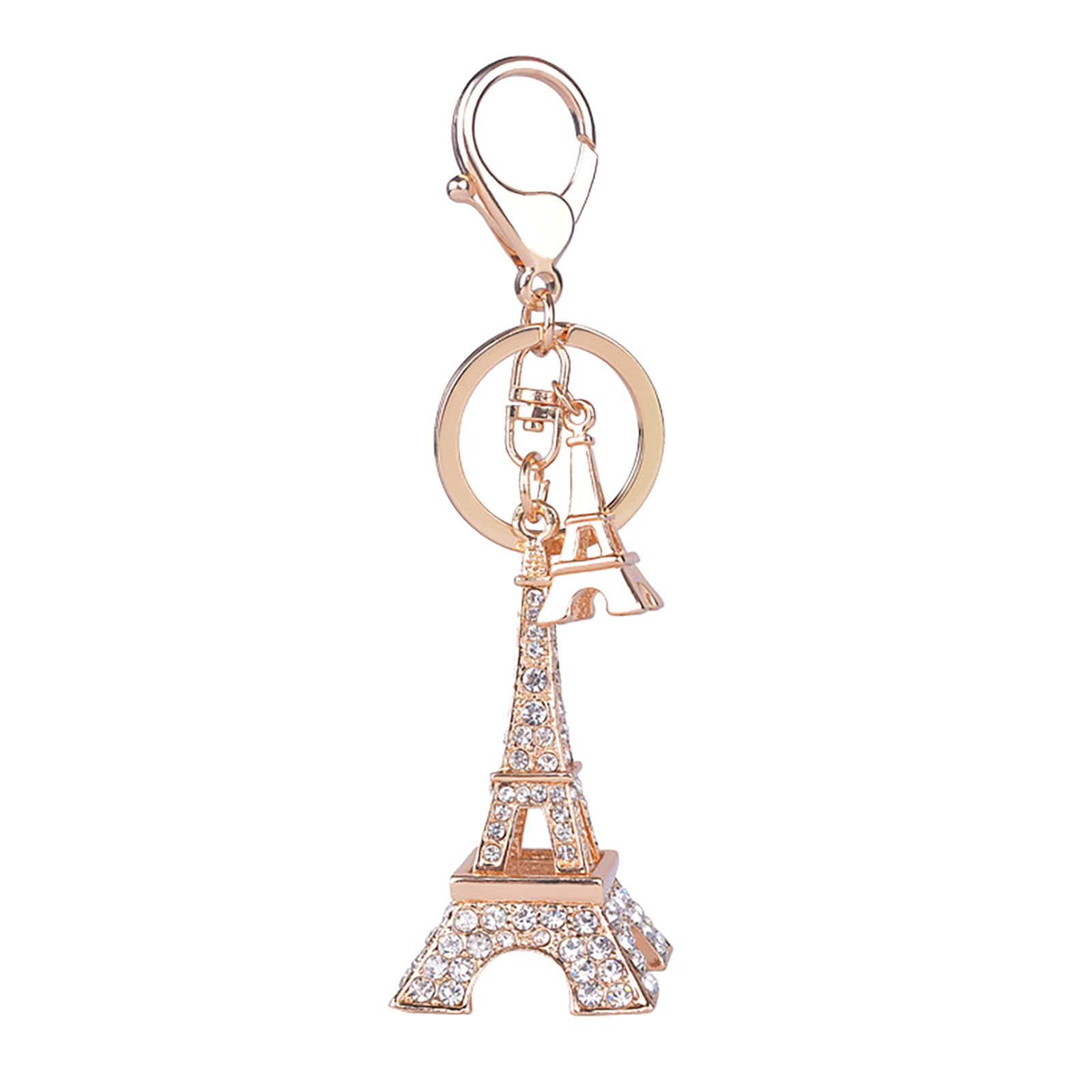 Ongmies Room Decor Clearance Gifts Alloy Eiffela Paris Hanging Keychain ...