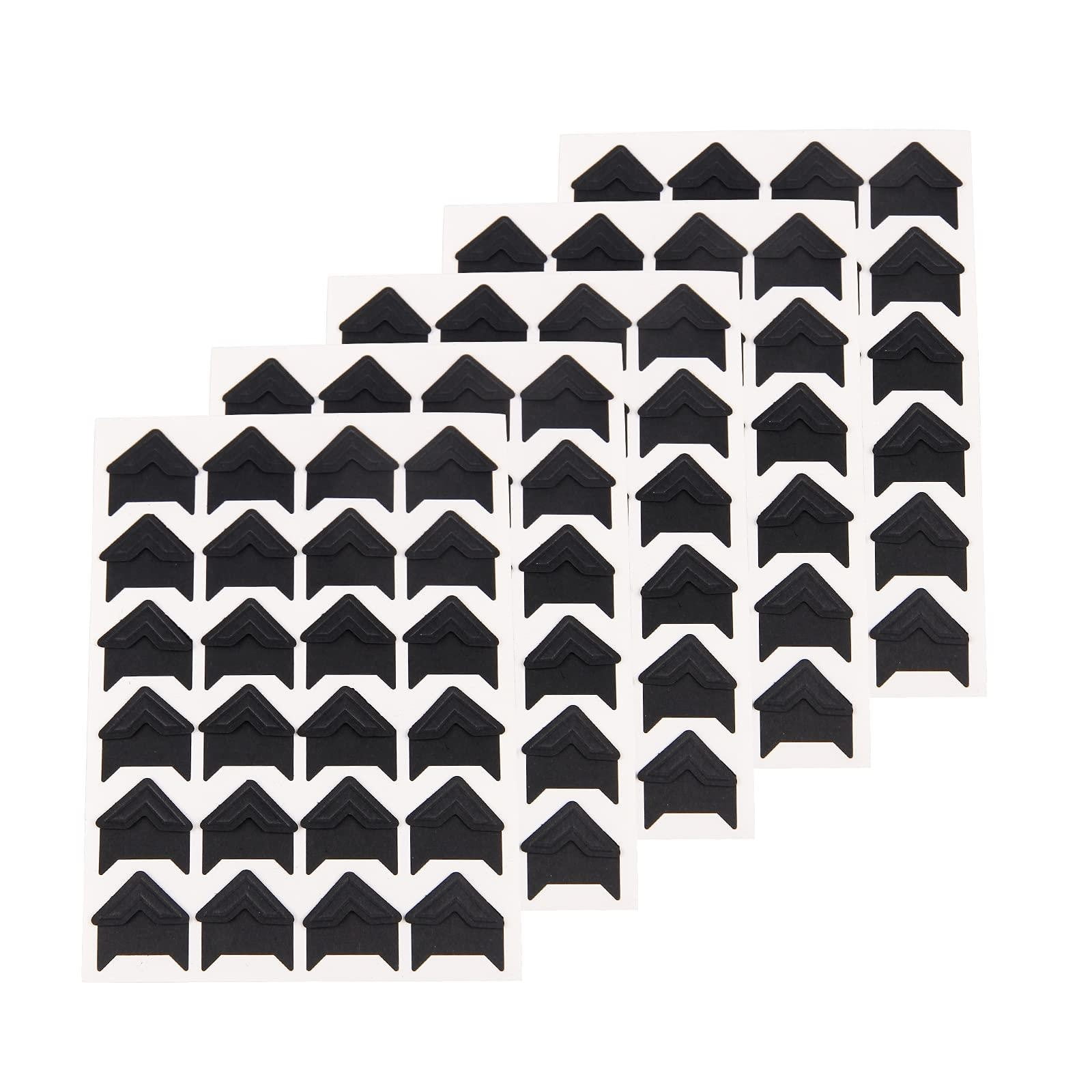 Ongmies Self-Adhesive Photo Corners – Vintage Cowhide Stickers for Diy ...