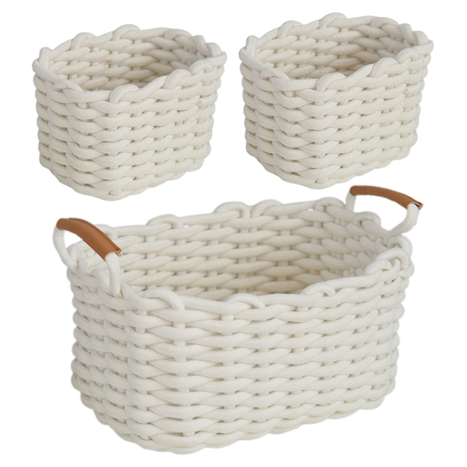 Ongmies Woven Storage Basket, Organizing Woven Rope Storage, Woven ...