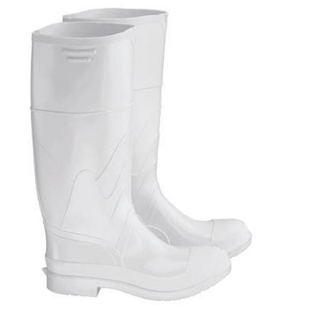 Onguard Industries Size 6 White 16'' PVC Knee Boots With Safety-Loc ...