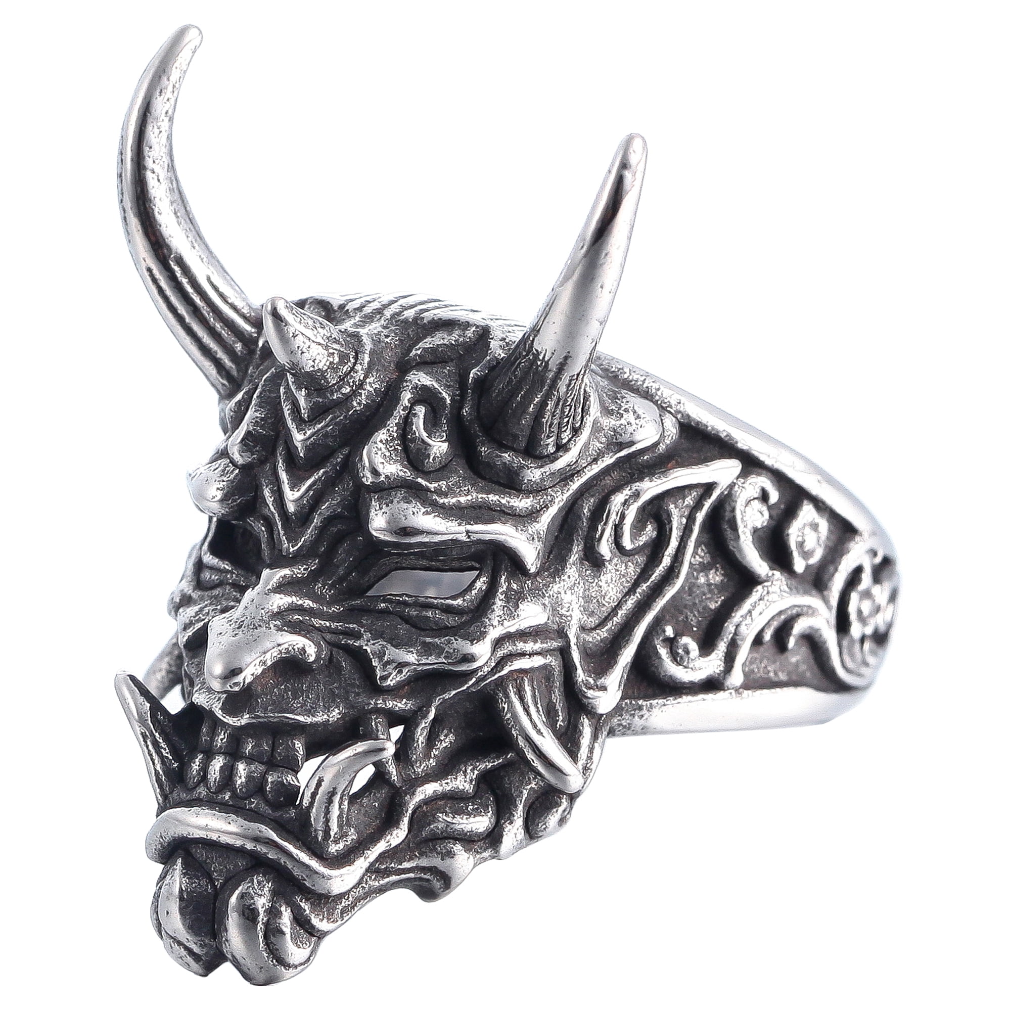 Oni Ring Cool Chunky Jewelry Japanese Oni Rings Devil Demonic Onimusha ...