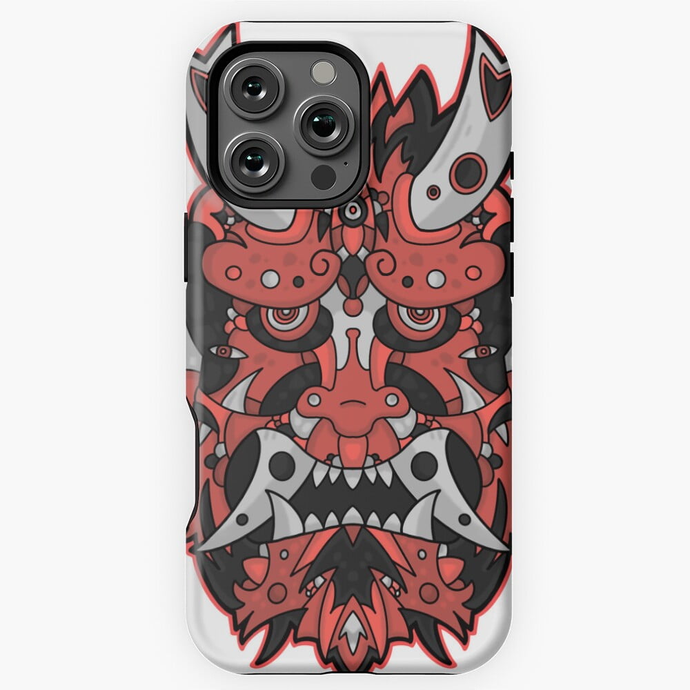 Oni no Kuchi Demon Mouth Phone Case for iPhone 16 15 14 13 12 11 Pro ...