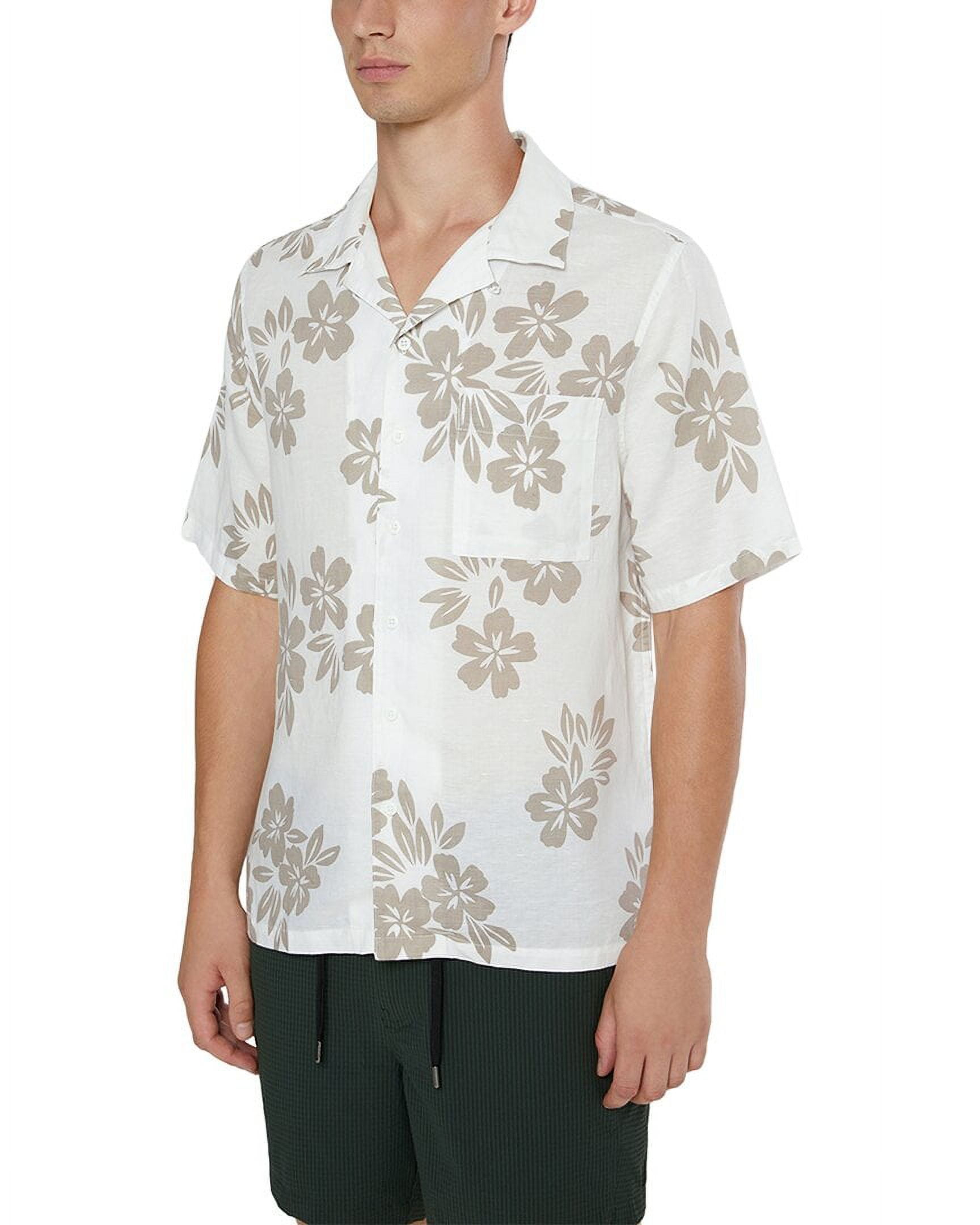 Onia mens Air Linen-Blend Convertible Vacation Shirt, m - Walmart.com