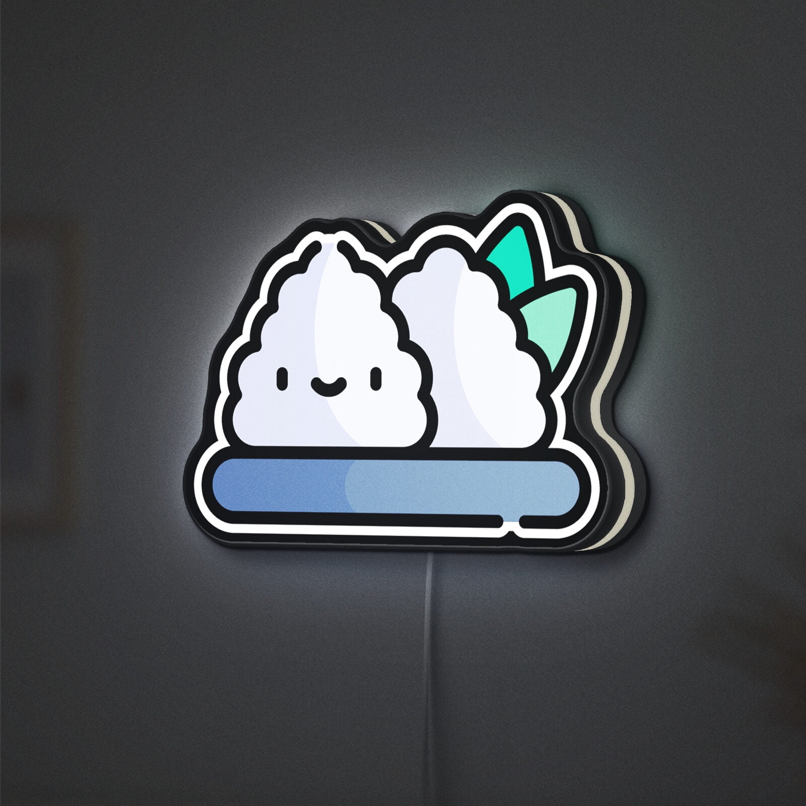 Onigiri 3D Novelty Light Box, Japanese Rice Ball Decor for Food Lovers ...