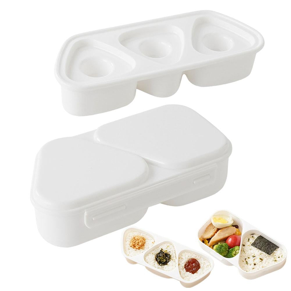 Onigiri Mold, 2/3 Cavity Triangle Rice Ball Molds, DIY Triangle Sushi ...