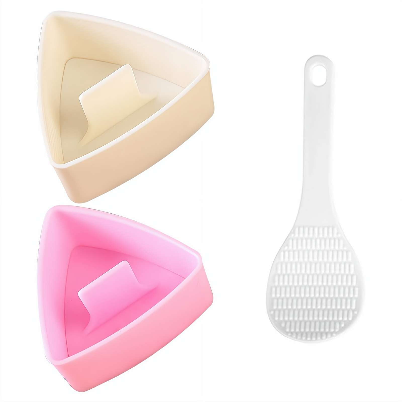 Onigiri Mold, 2 Pack Musubi Press Maker Triangle Rice Ball Sushi Mold ...
