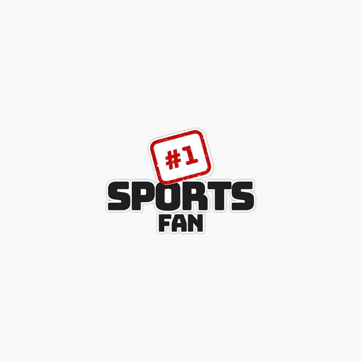 Onim #1 Sports Fan Sticker, Phone Decal Water Bottle Stickers Car ...