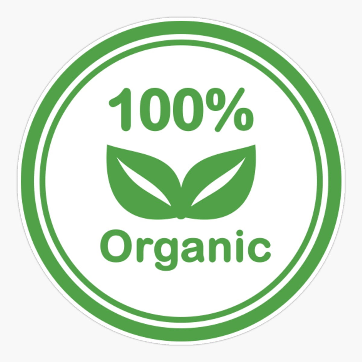 Onim 100% Organic Sticker, Phone Decal Water Bottle Stickers Car Decals ...