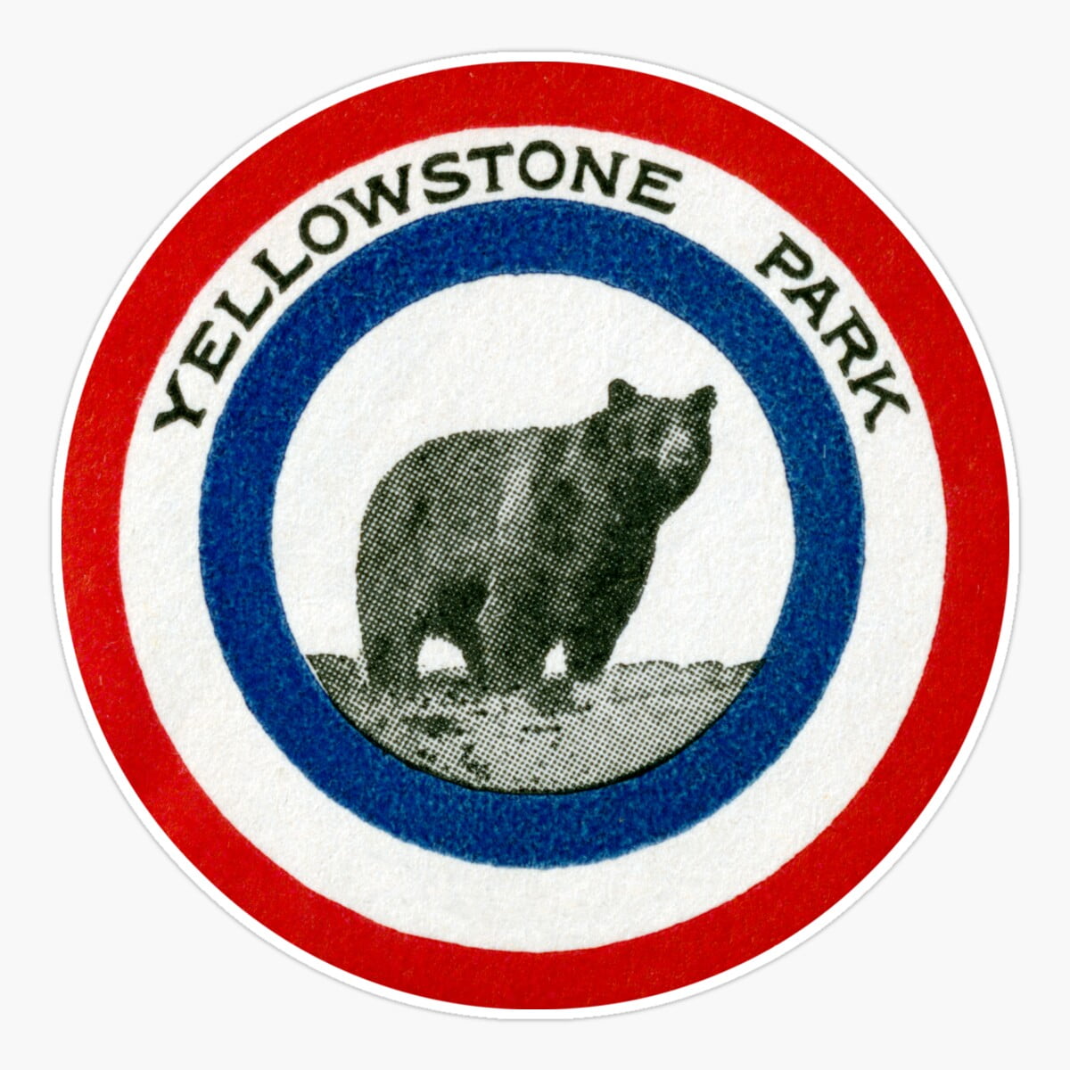 Onim 1920 Yellowstone National Park Sticker, Phone Decal Water Bottle ...