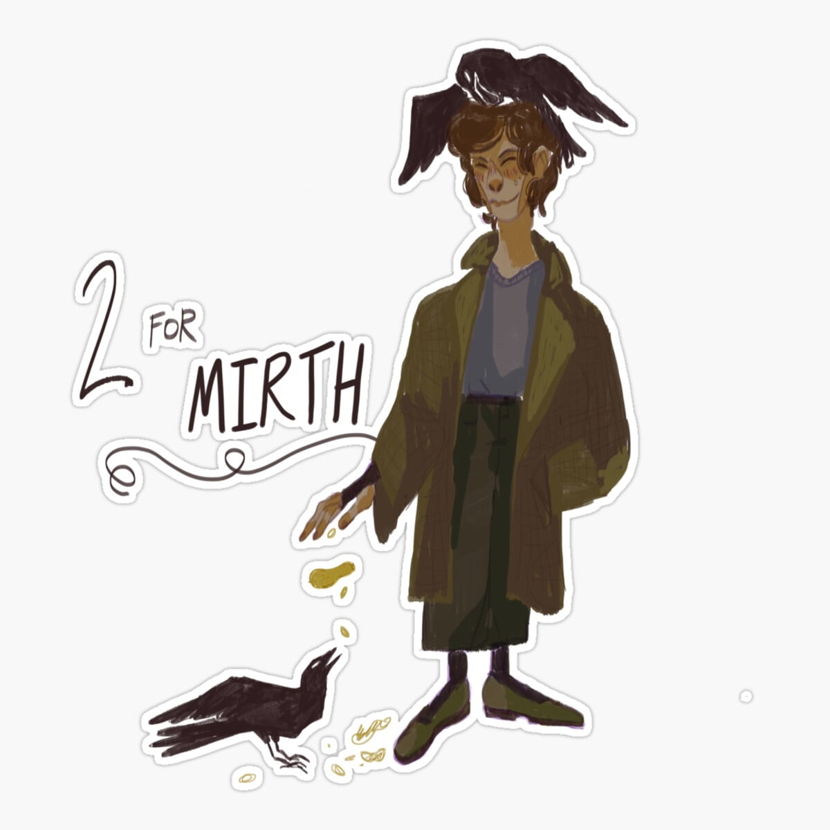 Onim 2 For Mirth Sticker, Phone Decal Water Bottle Stickers Car Decals ...