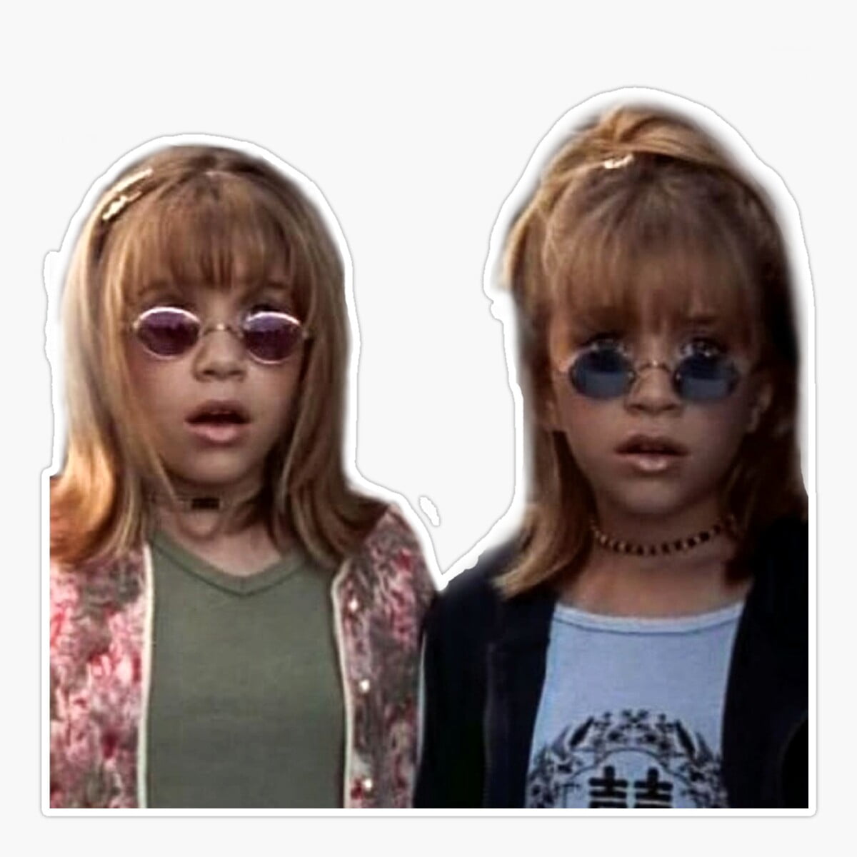 Onim 2000'S Olsen Twins Sticker, Phone Decal Water Bottle Stickers Car Decals, Funny Birthday ...