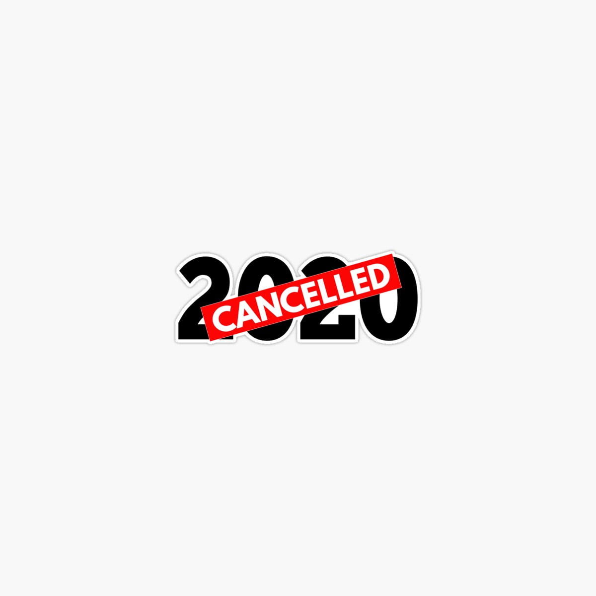 Onim 2020 Cancelled Sticker, Phone Decal Water Bottle Stickers Car ...