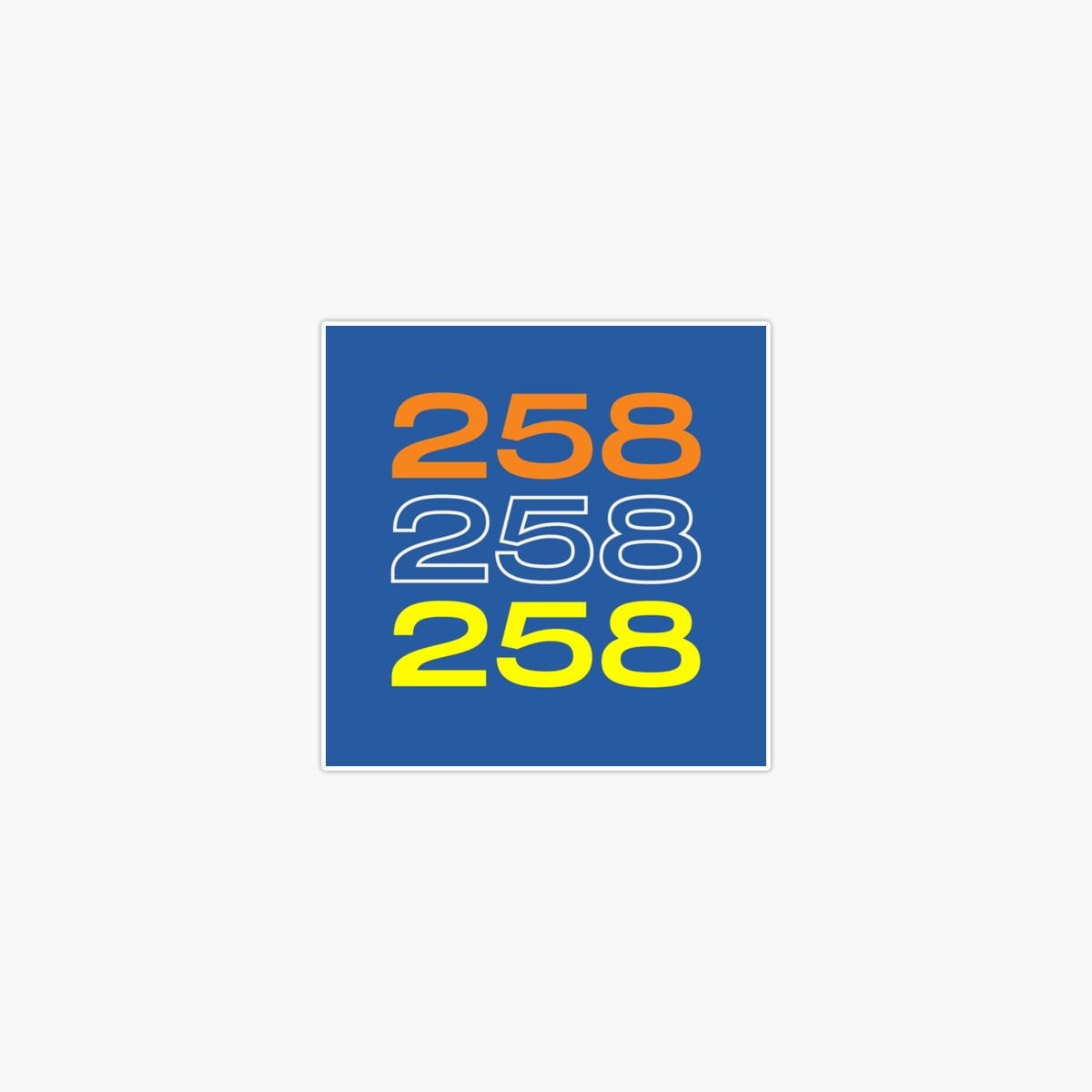 Onim “258” (Very Interesting) American Sign Language Slang Sticker ...