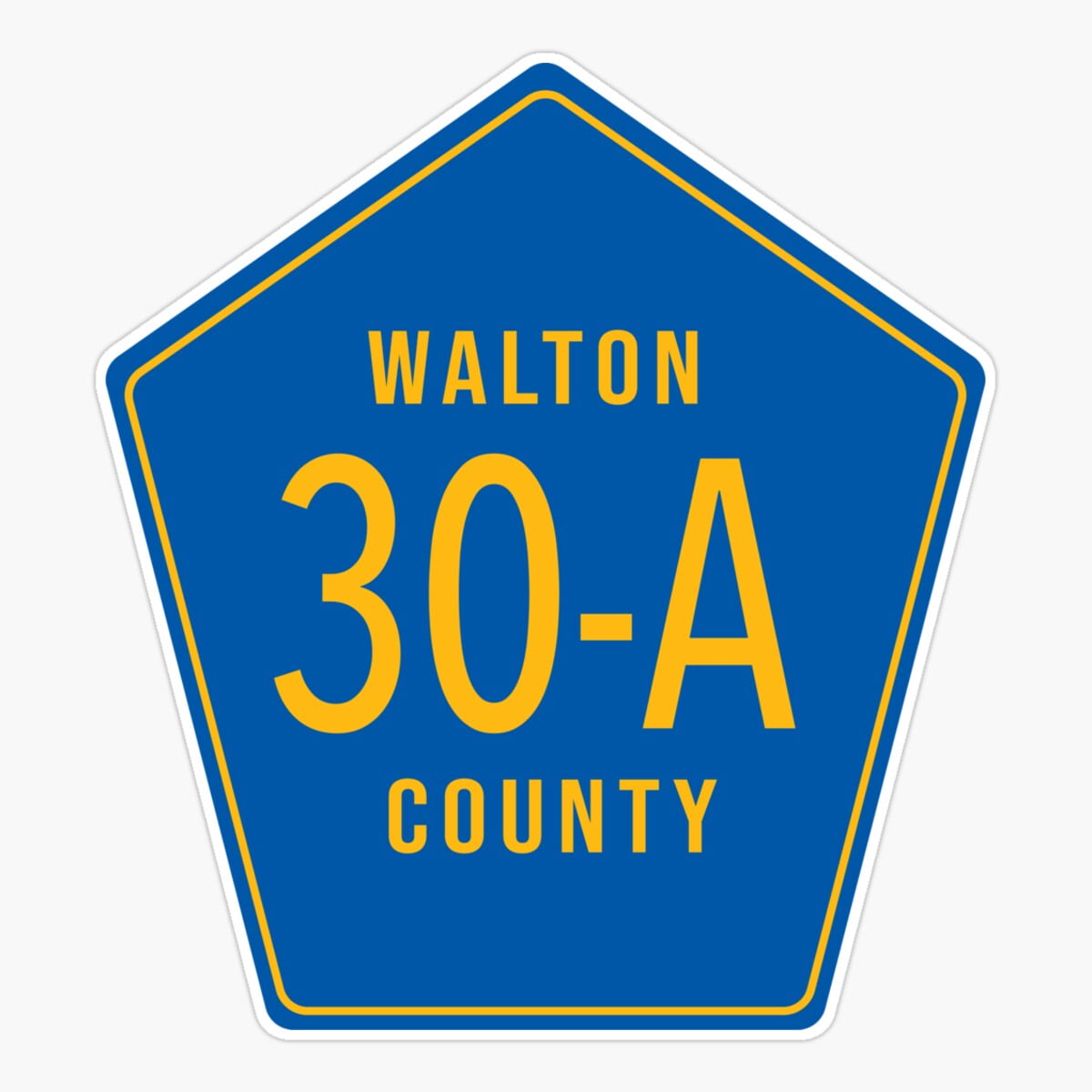 Onim 30A Seaside Signsticker Sticker, Phone Decal Water Bottle Stickers ...