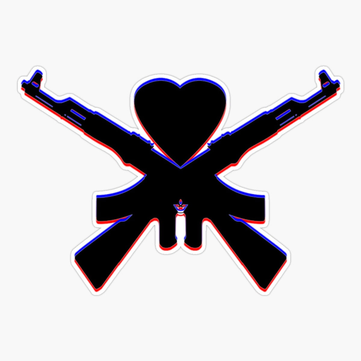 Onim 3D - Man Overboard Sticker, Phone Decal Water Bottle Stickers Car ...