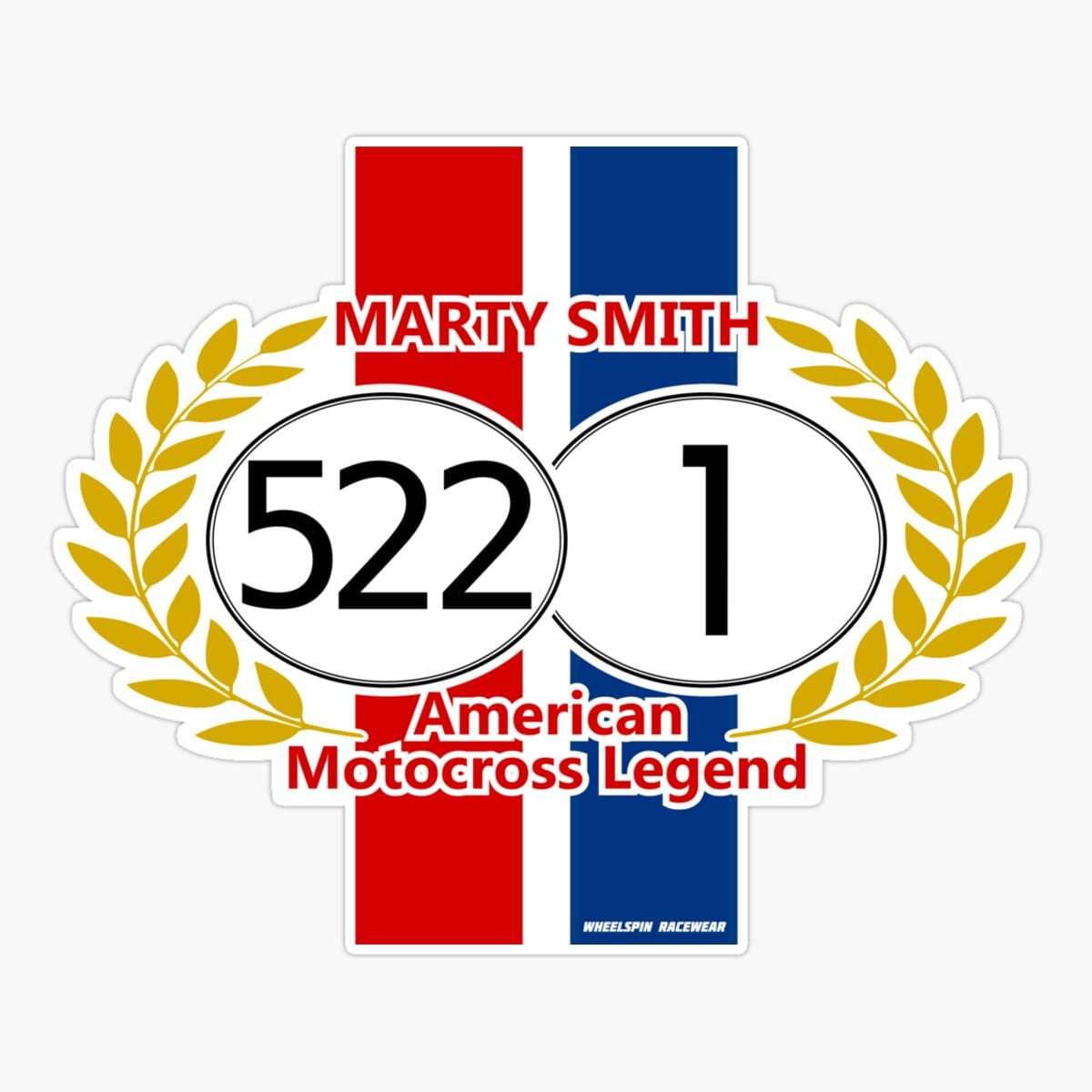 Onim 522-1 Marty Smith Mx Legend Sticker, Phone Decal Water Bottle ...