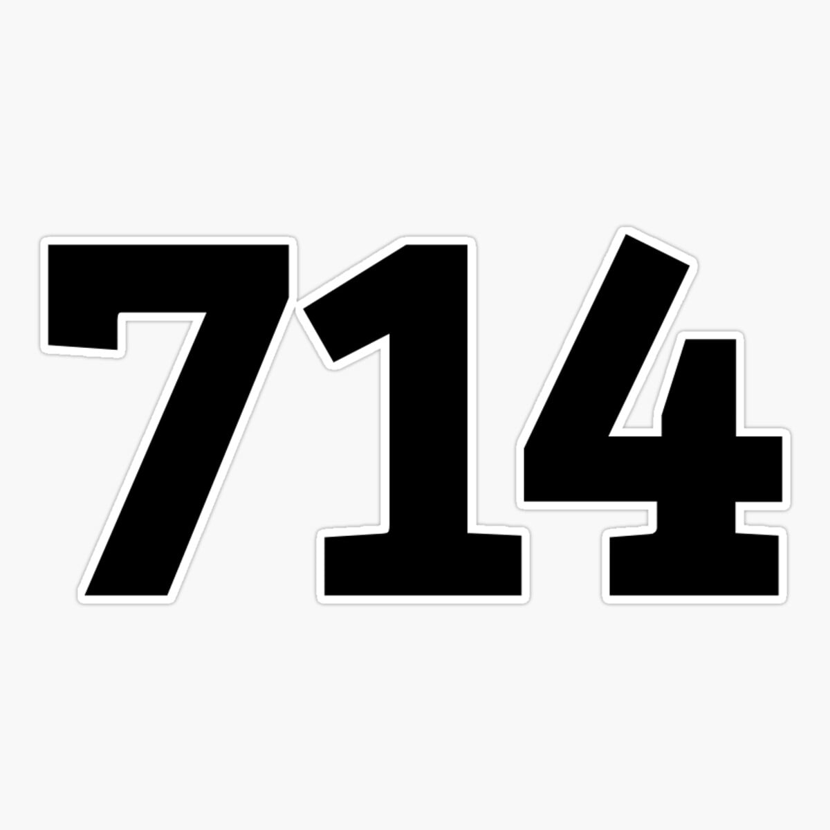 Onim 714 Sticker, Phone Decal Water Bottle Stickers Car Decals, Funny ...