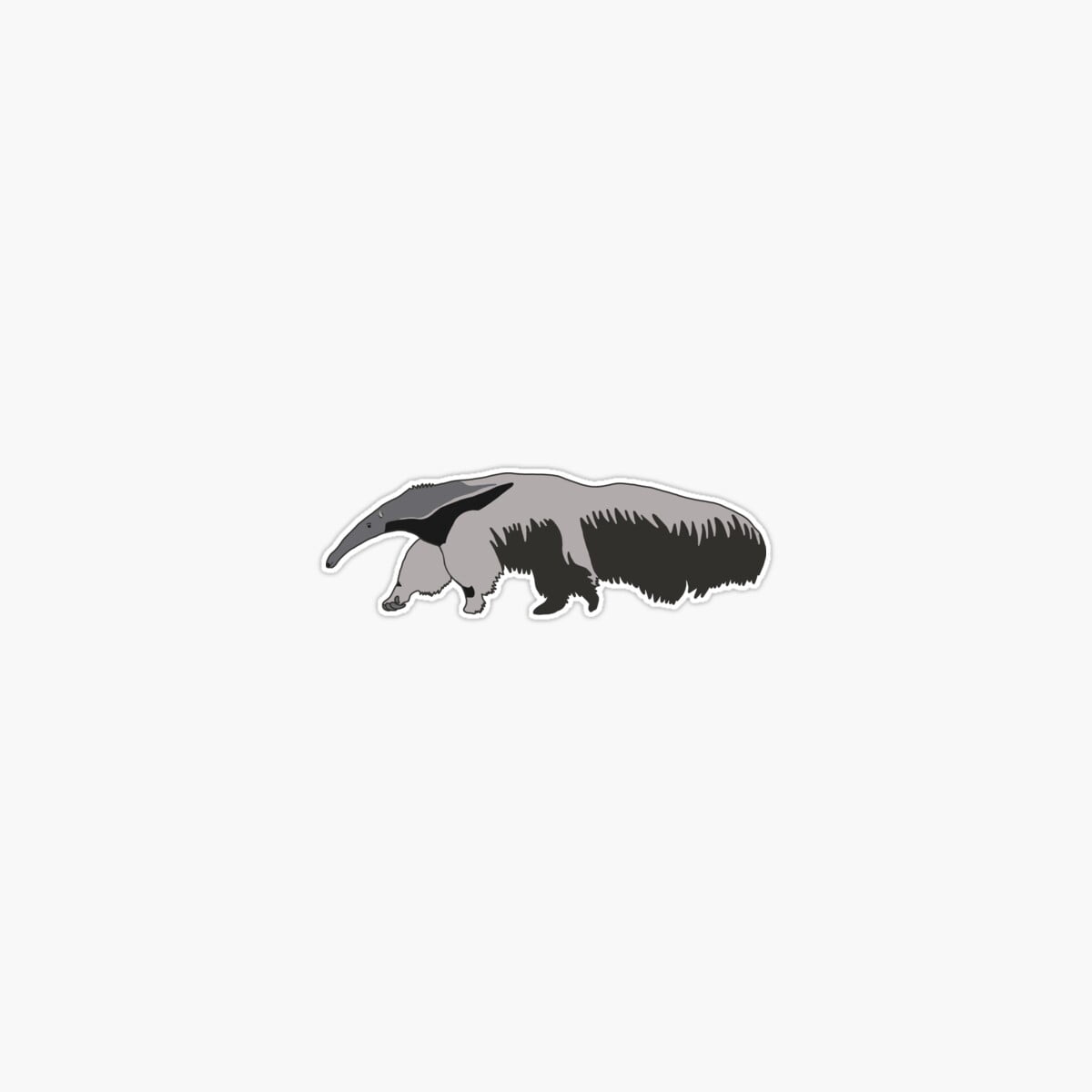 Onim A Giant Anteater?! (Large) Sticker, Phone Decal Water Bottle ...