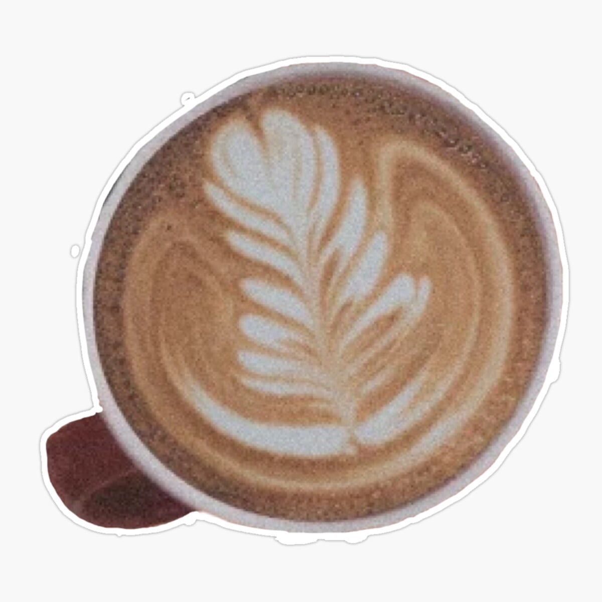 Onim A Latte Cups Sticker, Phone Decal Water Bottle Stickers Car Decals ...