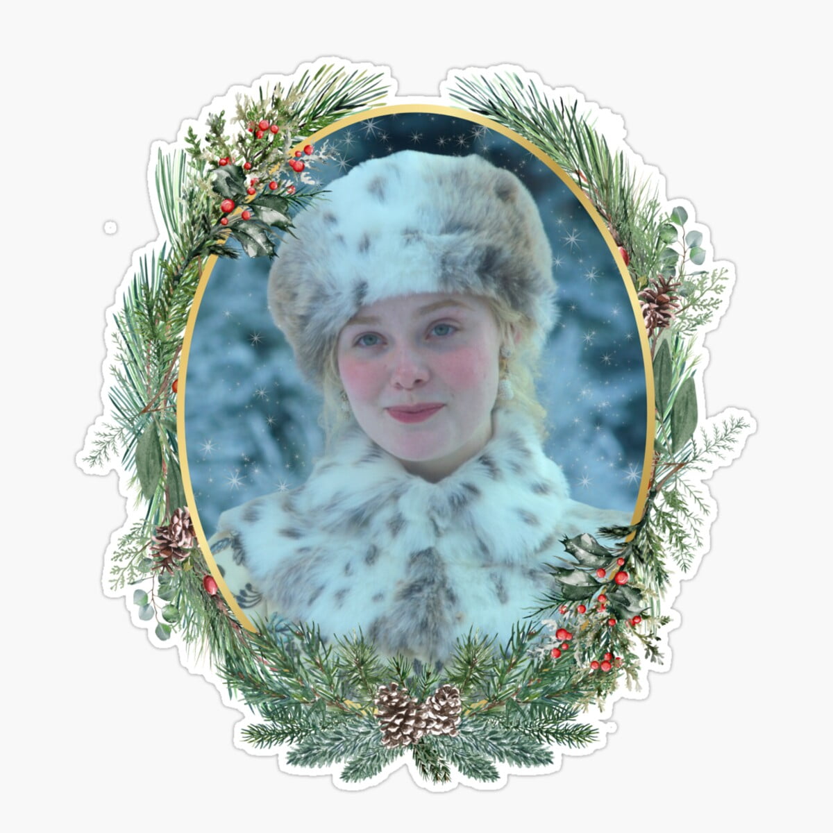 Onim A Very Great Christmas Sticker, Phone Decal Water Bottle Stickers ...