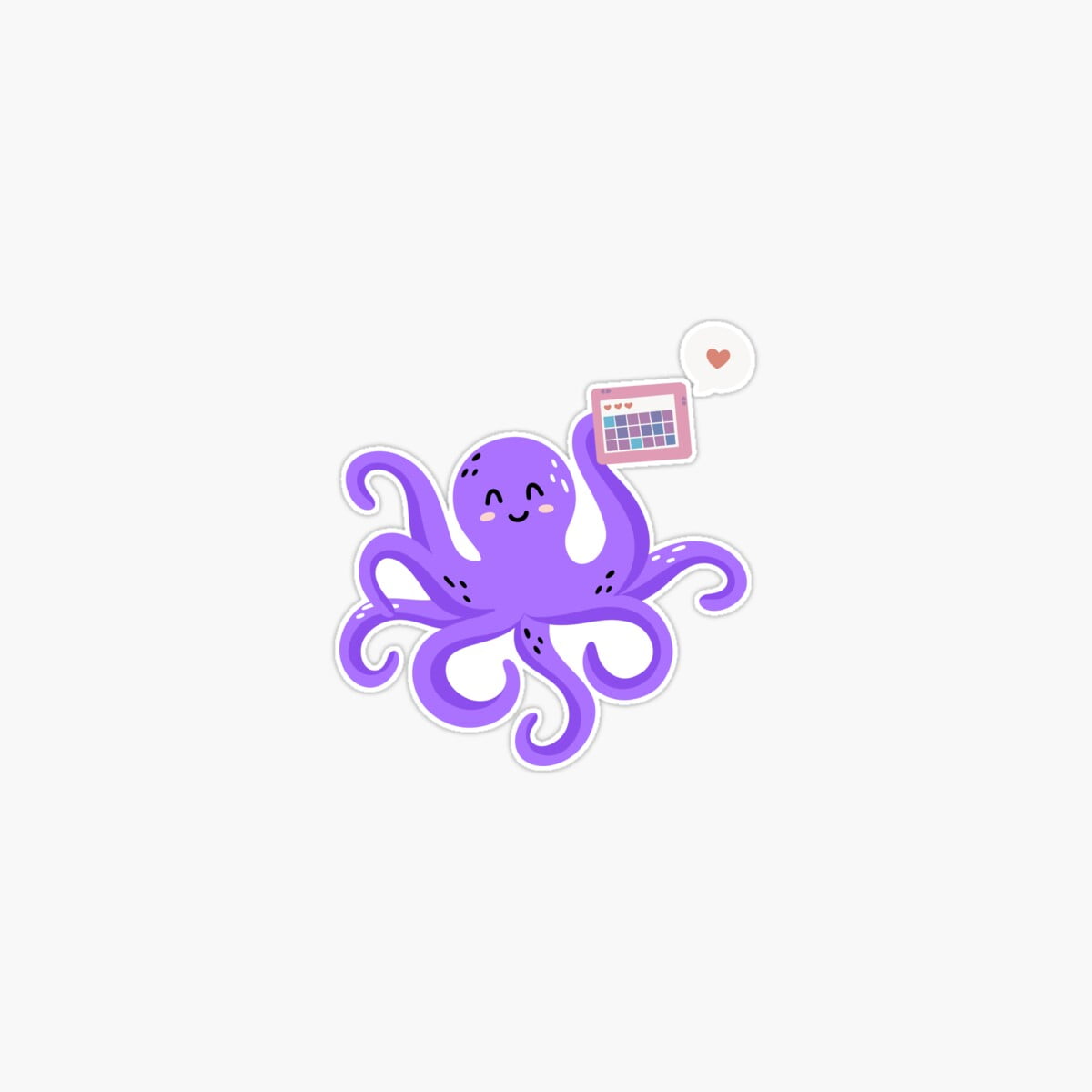 Onim Aac Octopus - Slp, Sped, Ot, Pt Sticker, Phone Decal Water Bottle ...