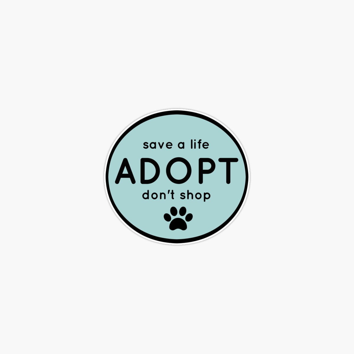 Onim Adopt Sticker - Walmart.com