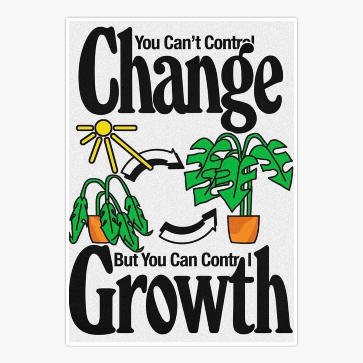 Onim Aesthetic Inspiring Quote Design Sticker, Phone Decal Water Bottle ...