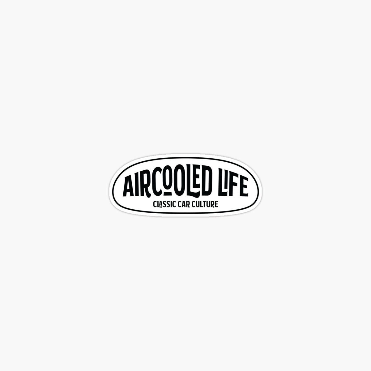 Onim Aircooled Life - Classic Car Culture Logo Sticker, Phone Decal ...