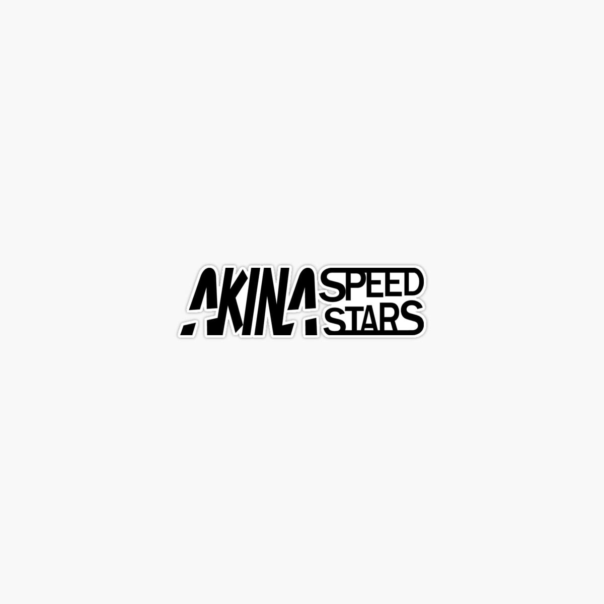 Onim Akina Speed Stars - Initial D Sticker, Phone Decal Water Bottle ...