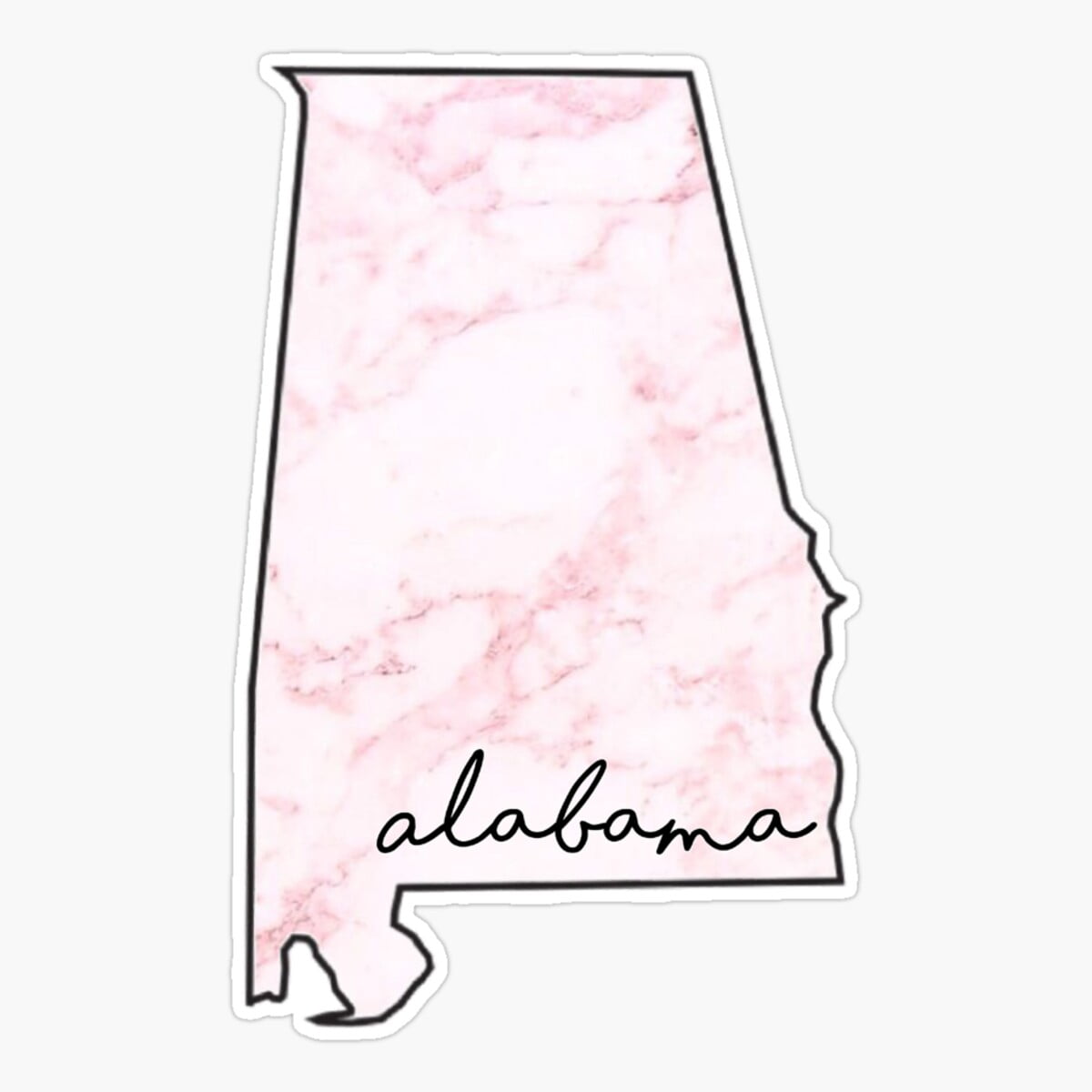 Onim Alabama Sticker, Phone Decal Water Bottle Stickers Car Decals ...