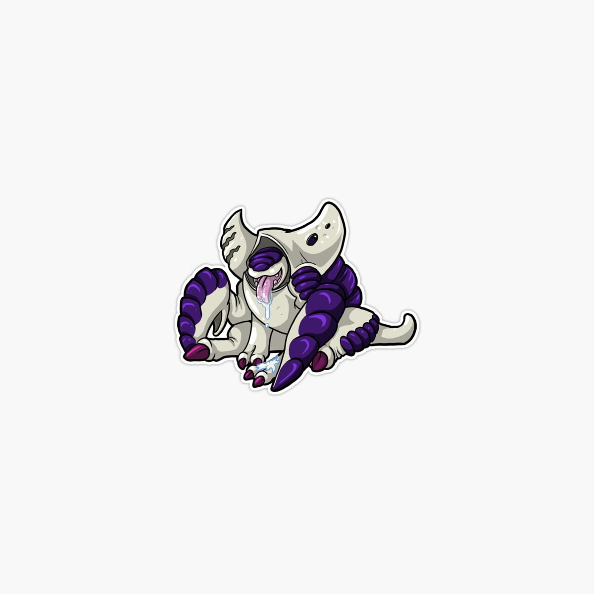 Onim Alien Guard Dog Sticker, Phone Decal Water Bottle Stickers Car ...