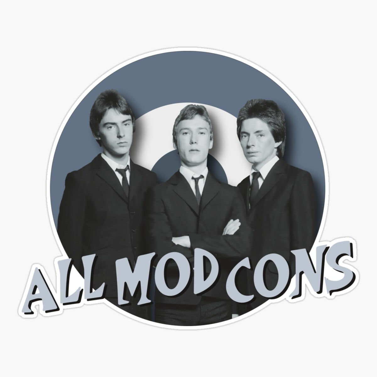 Onim All Mod Cons Sticker, Phone Decal Water Bottle Stickers Car Decals ...