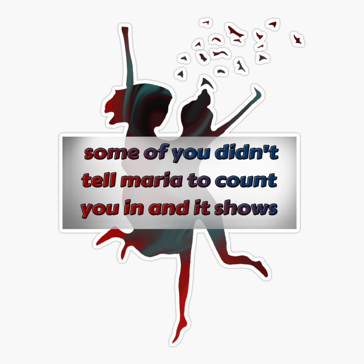 Onim All Time Low Dear Maria Sticker, Phone Decal Water Bottle Stickers ...