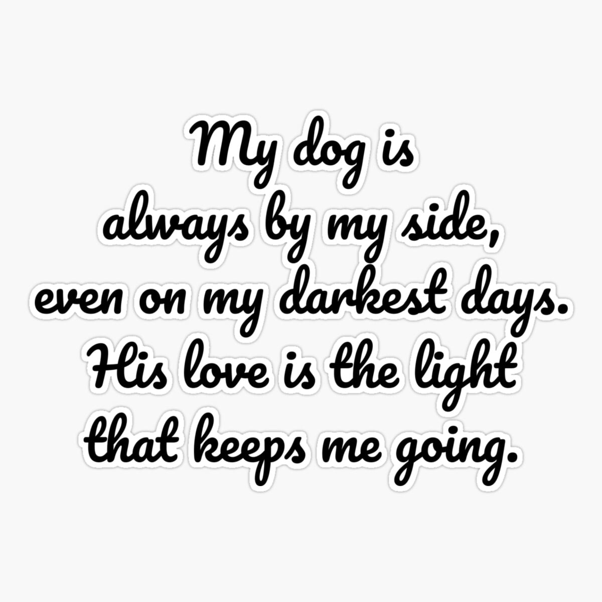 Onim Always By My Side Sticker, Phone Decal Water Bottle Stickers Car ...