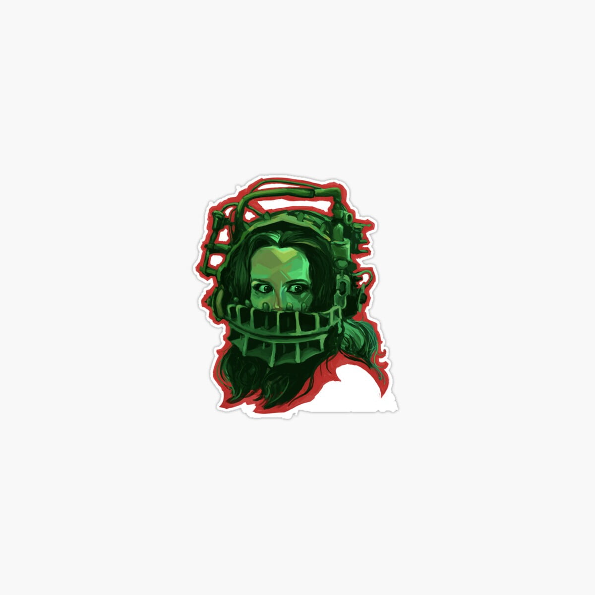 Onim Amanda Young Reverse Bear Trap Sticker, Phone Decal Water Bottle ...