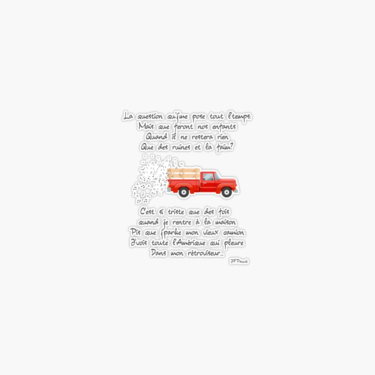 Onim America cries Sticker - Walmart.com