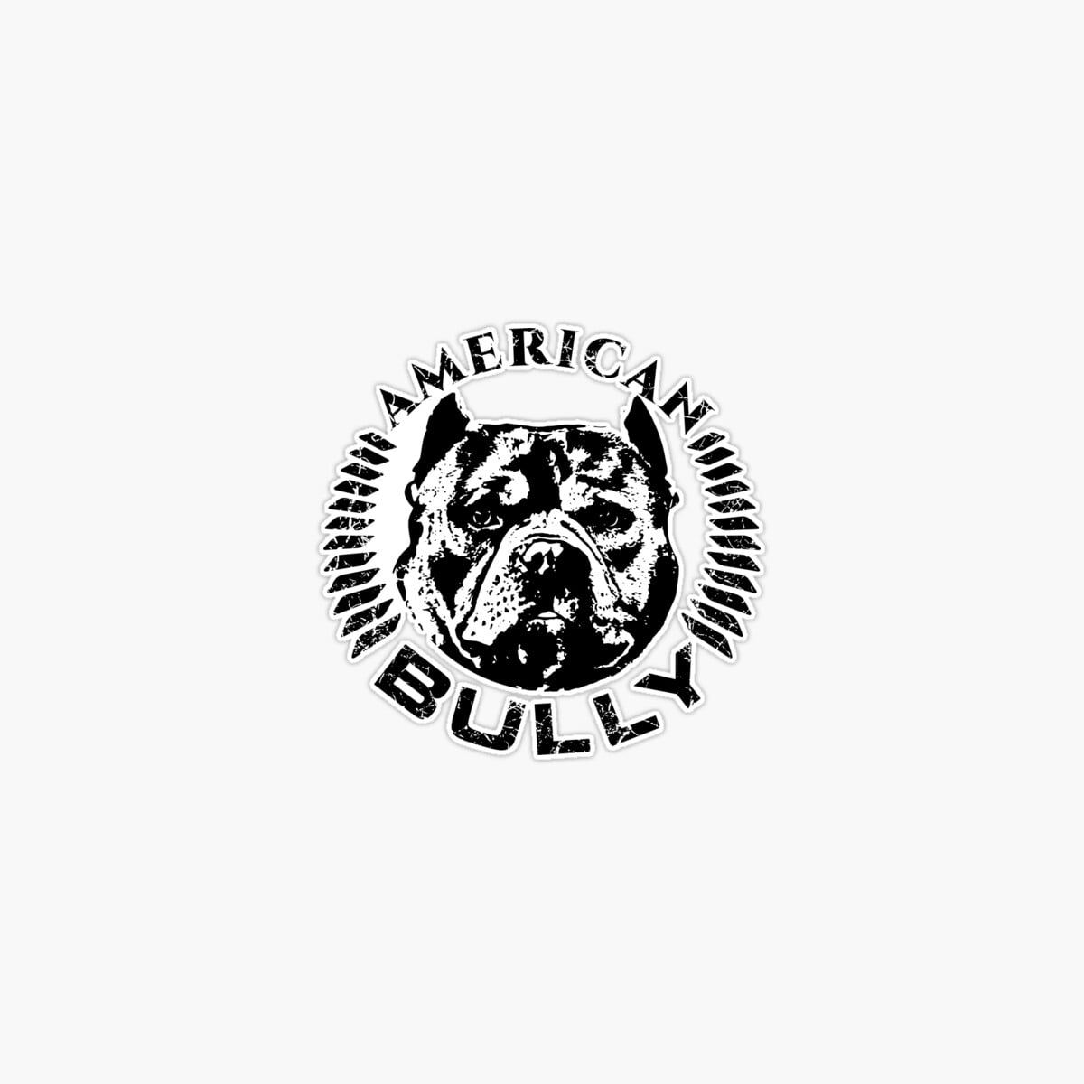 Onim American Bully Sticker, Phone Decal Water Bottle Stickers Car ...