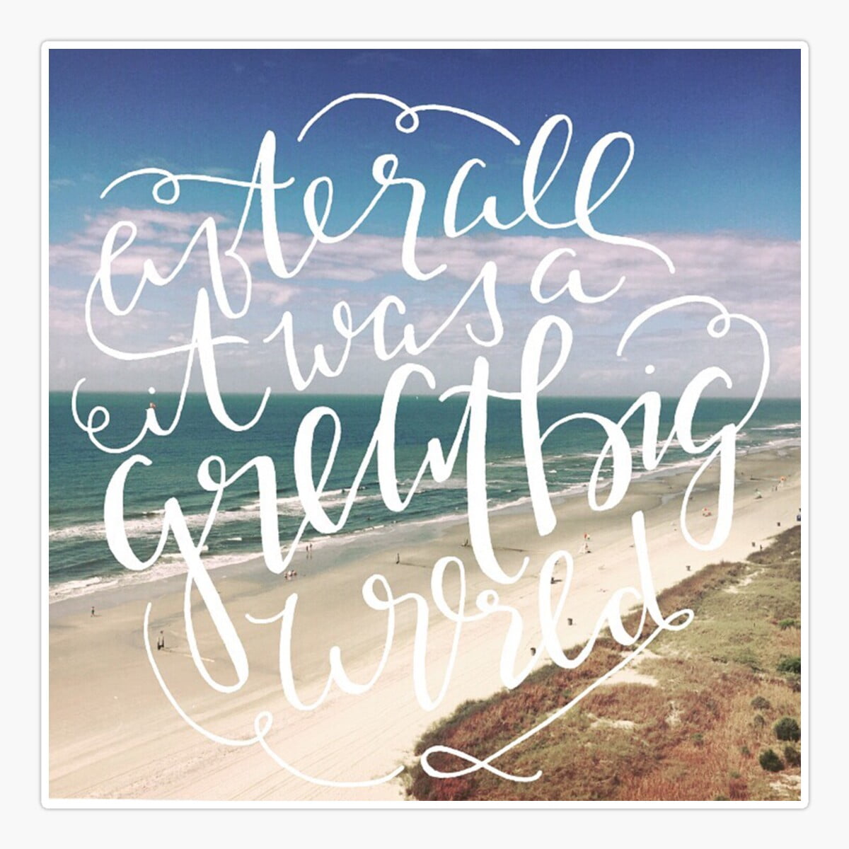 Onim American Girl Sticker, Phone Decal Water Bottle Stickers Car ...