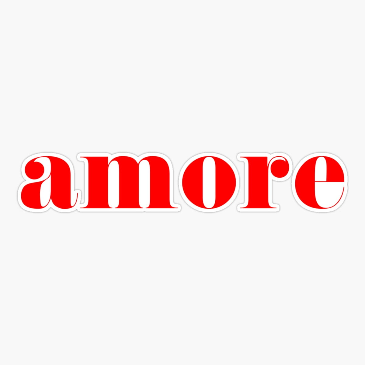 Onim Amore Tshirt Sticker, Phone Decal Water Bottle Stickers Car Decals ...