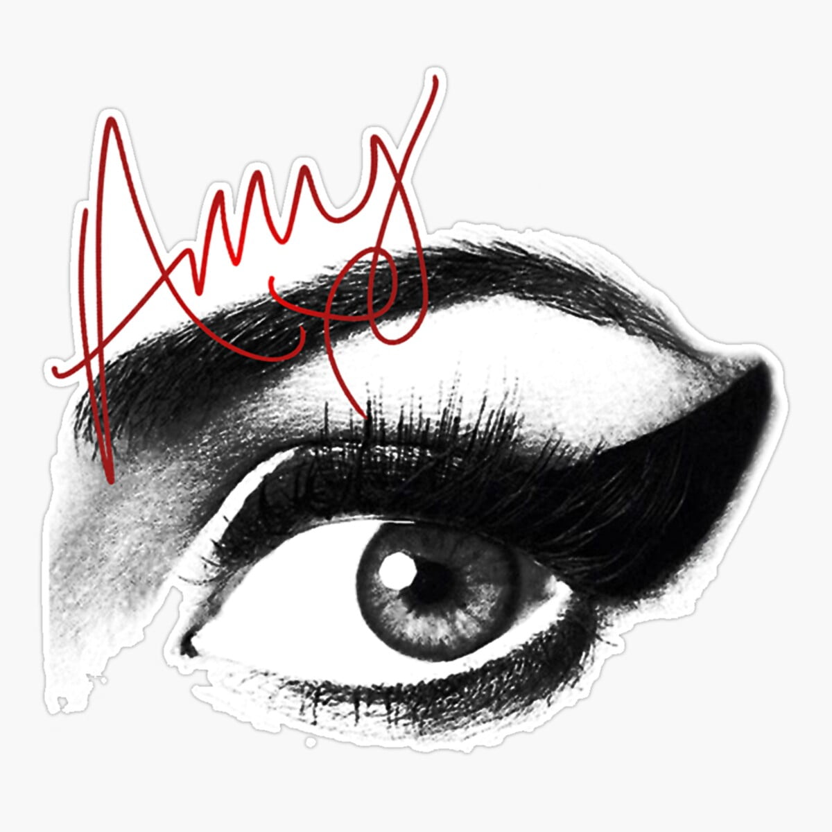 Onim Amy Winehouse Sticker, Phone Decal Water Bottle Stickers Car ...