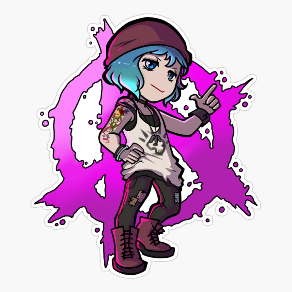 Onim Anarchy Sticker, Phone Decal Water Bottle Stickers Car Decals ...