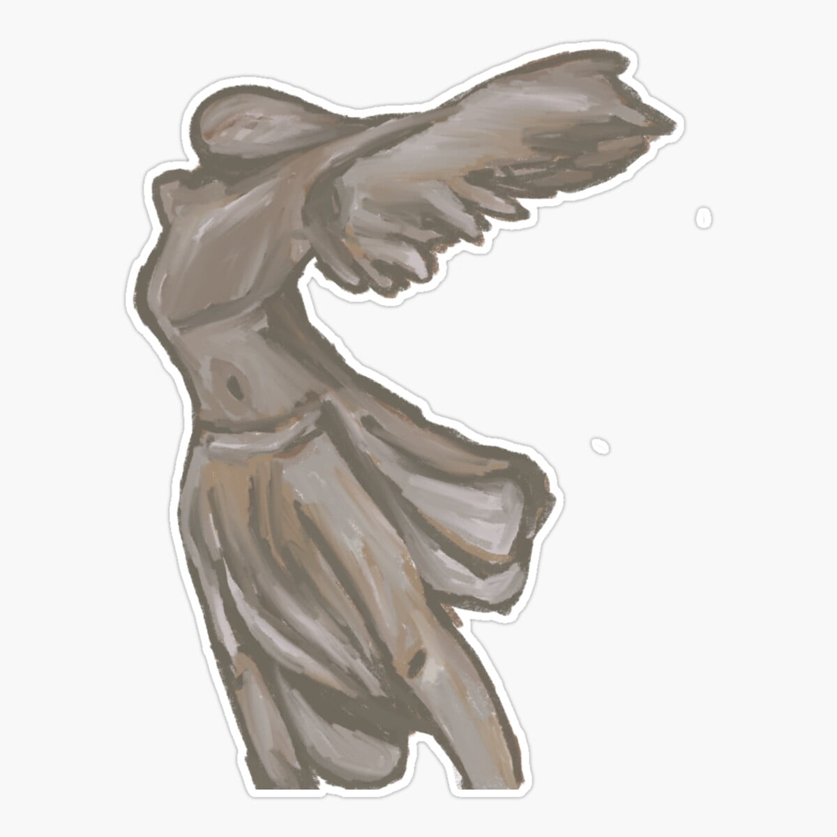 Onim Ancient Greek Statue Sticker, Phone Decal Water Bottle Stickers ...