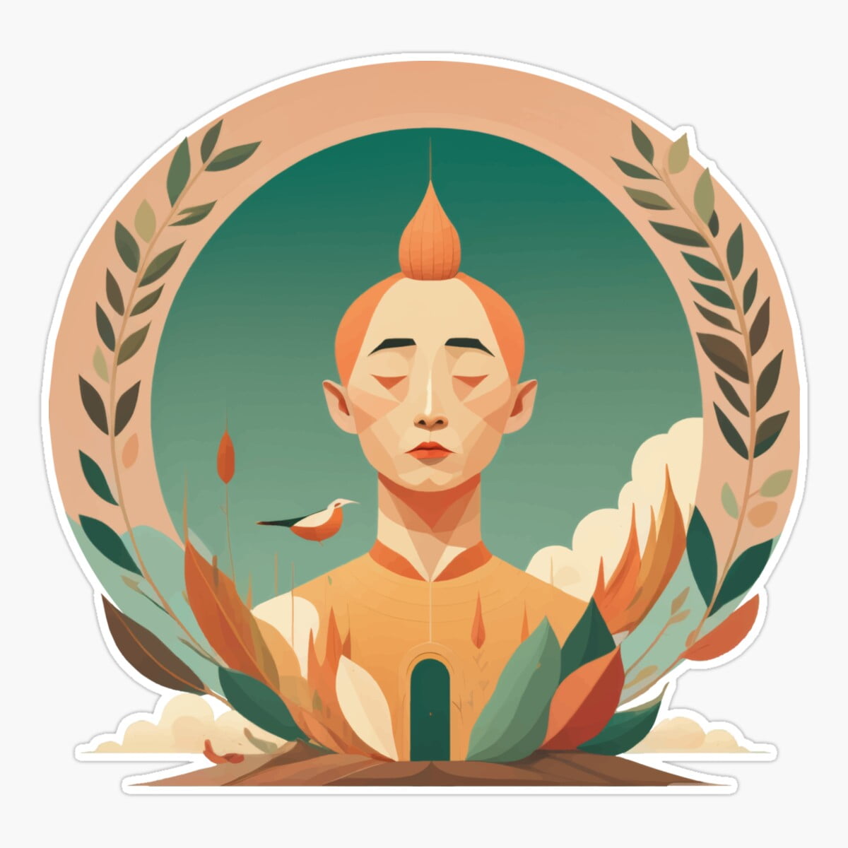 Onim Ancient Japanese Sage Sticker, Phone Decal Water Bottle Stickers Car Decals, Funny Birthday ...