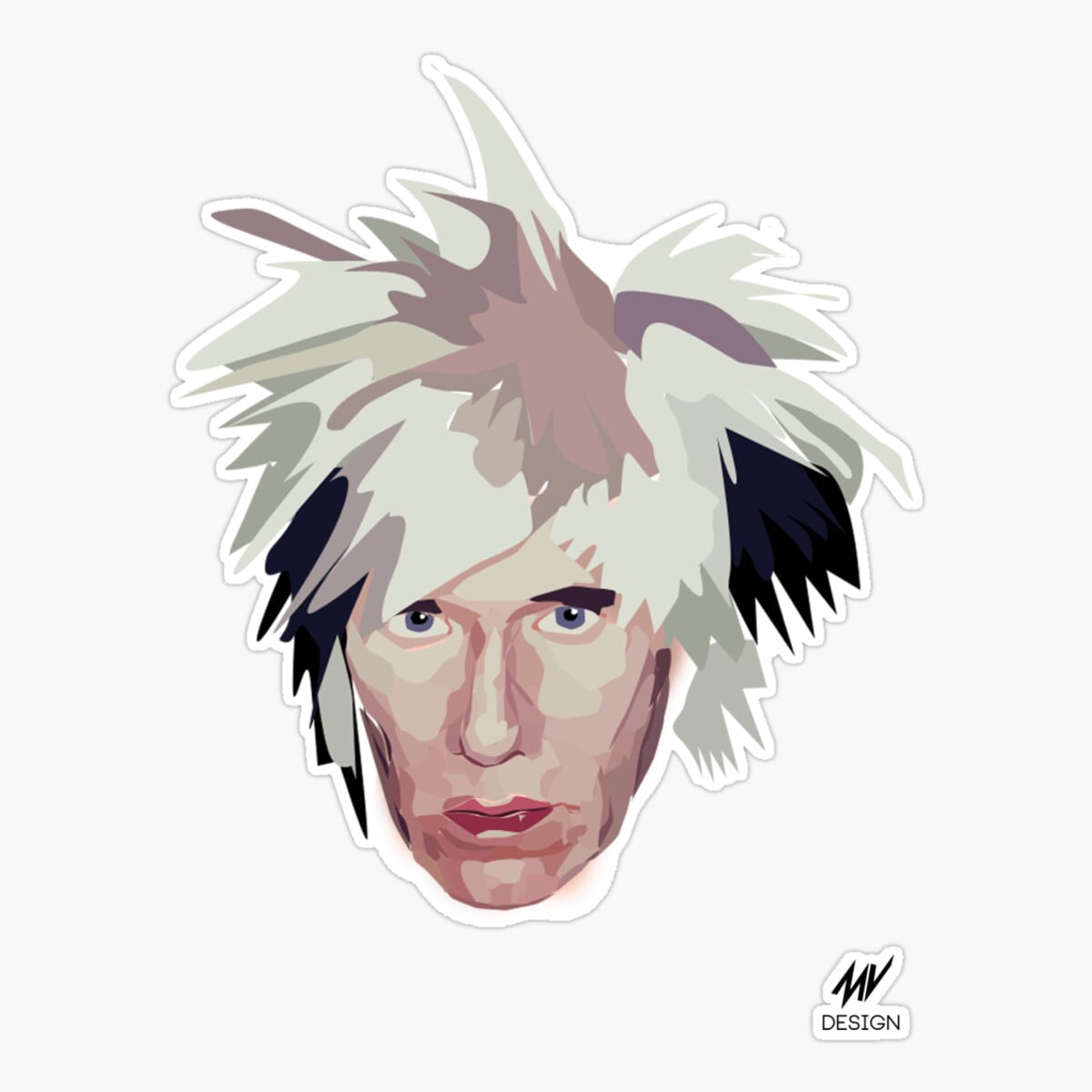 Onim Andy Warhol - Icon Collection Sticker, Phone Decal Water Bottle Stickers Car Decals, Funny ...