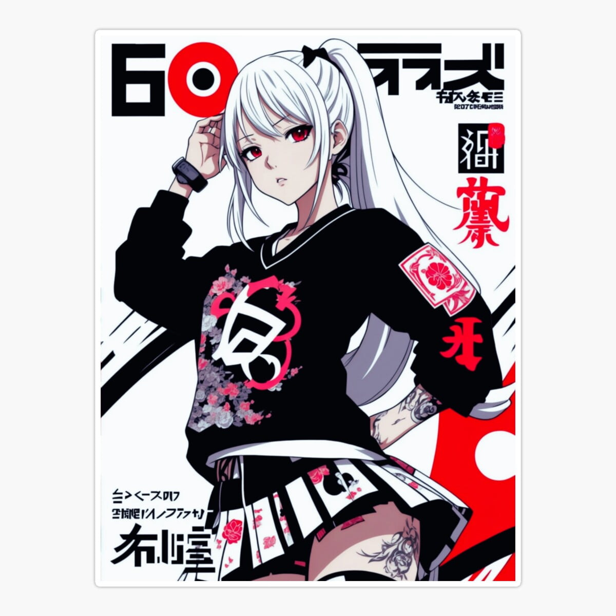 Onim Anime Art, Magazine Cover, Anime Girl ,Journal , Model Girl ...