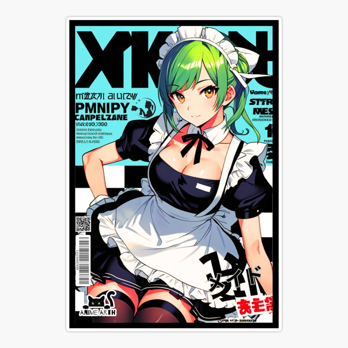 Onim Anime Arth, Magazine Cover , Poster, Maid Sticker, Phone Decal ...